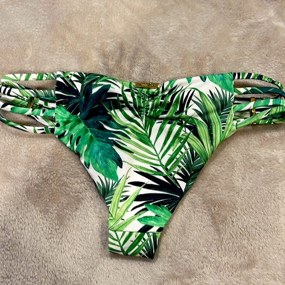 Lady Lux swimwear | Swim | Lady Lux Swimwear Strappy Two Piece In Palm ...